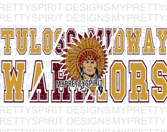 Tuloso-midway Coquette PNG, Maroon and Gold Warrior PNG - Etsy