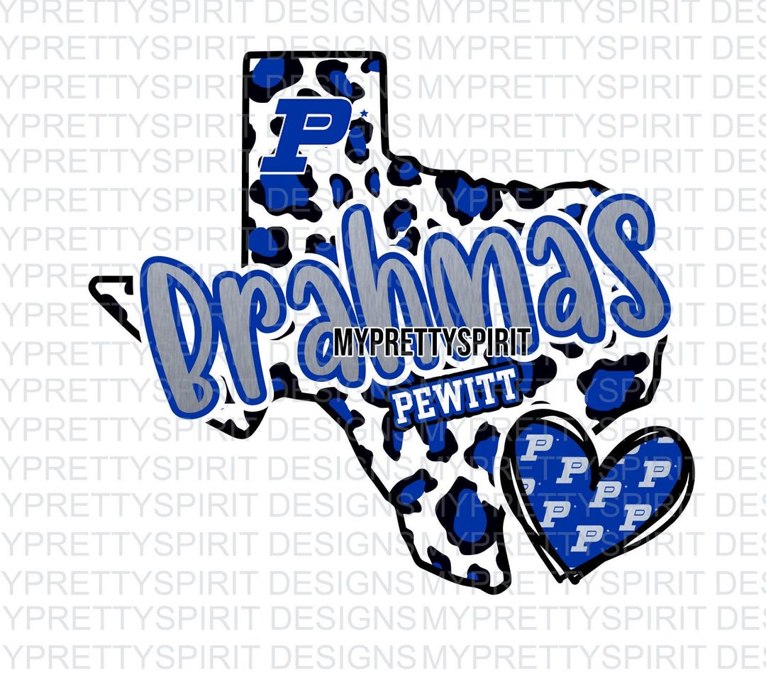 Pewitt Brahmas Cheetah Texas PNG - Etsy