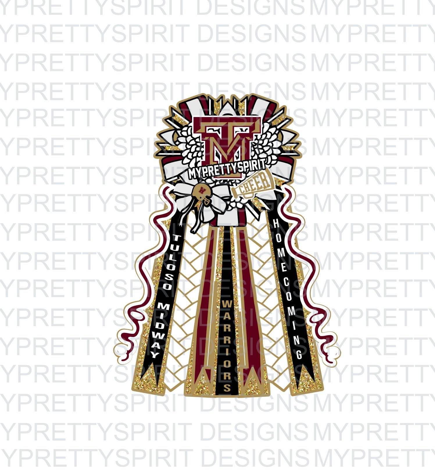 Tuloso-midway Homecoming Mum - Etsy