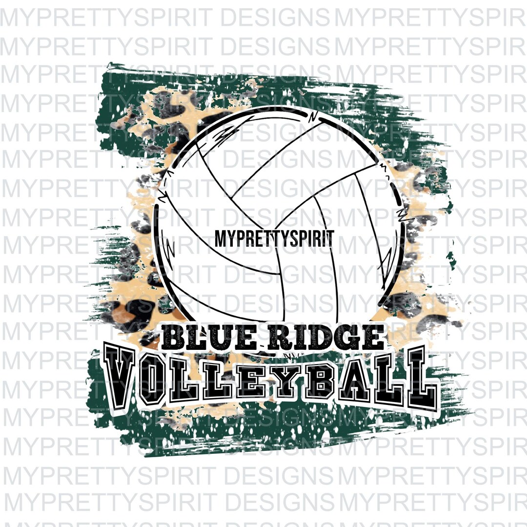 Blue Ridge Volleyball PNG - Etsy