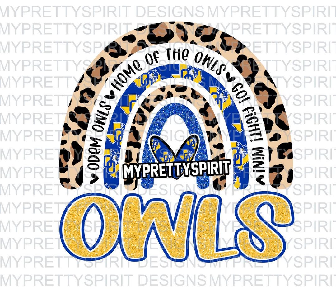 Odem Owls Rainbow PNG - Etsy