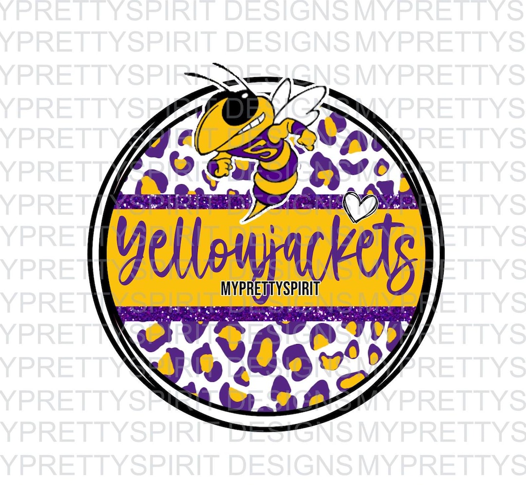 Sabinal Yellowjackets Round PNG - Etsy