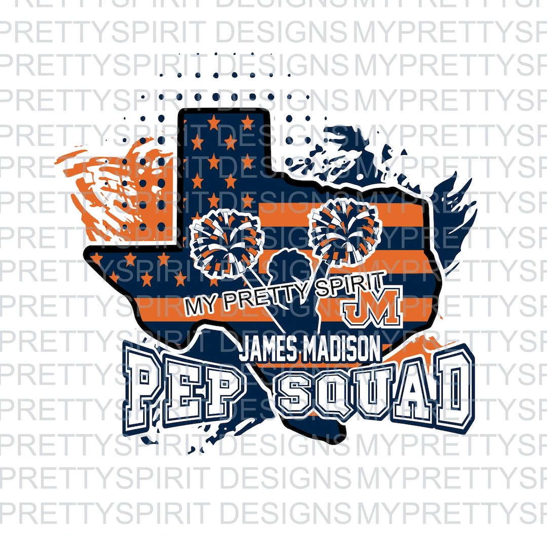 James Madison Pep Squad Texas PNG - Etsy