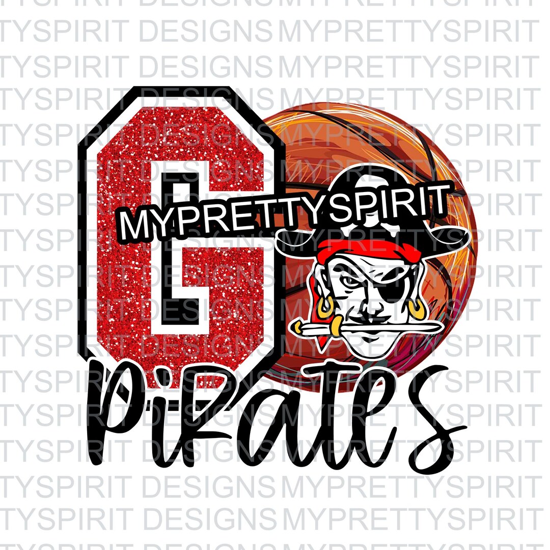 Locust Grove Pirates Basketball PNG - Etsy