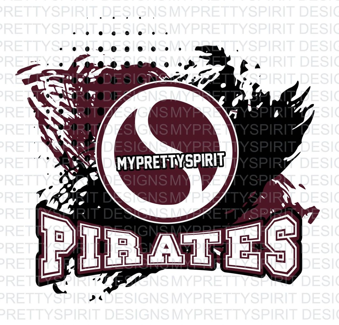 Sinton Pirate Logo Splatter - Etsy