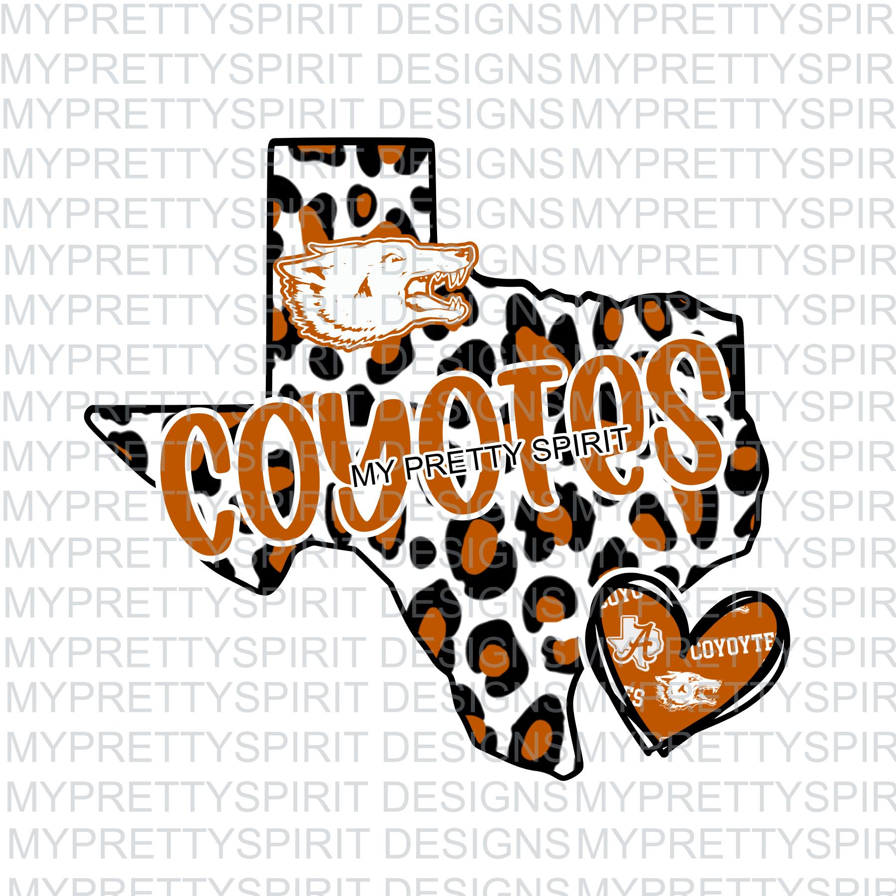 Alice Coyotes Cheetah Texas PNG - Etsy