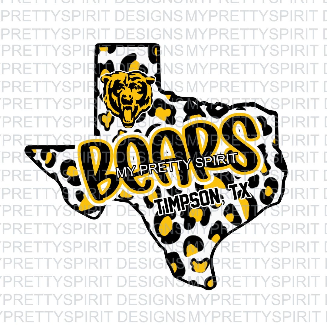 Timpson Texas Cheetah Texas PNG - Etsy