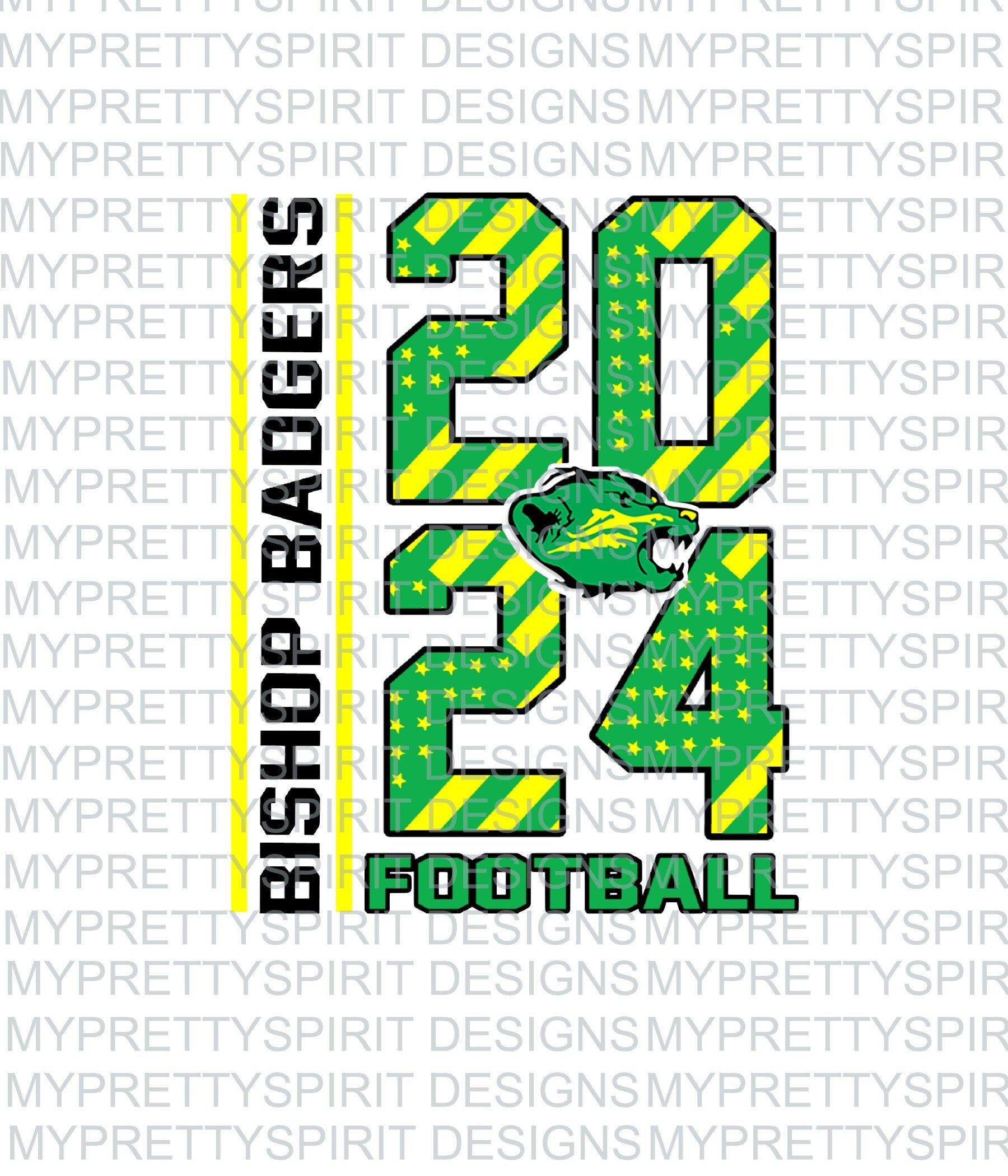 2024 Bishop Badgers Football PNG - Etsy