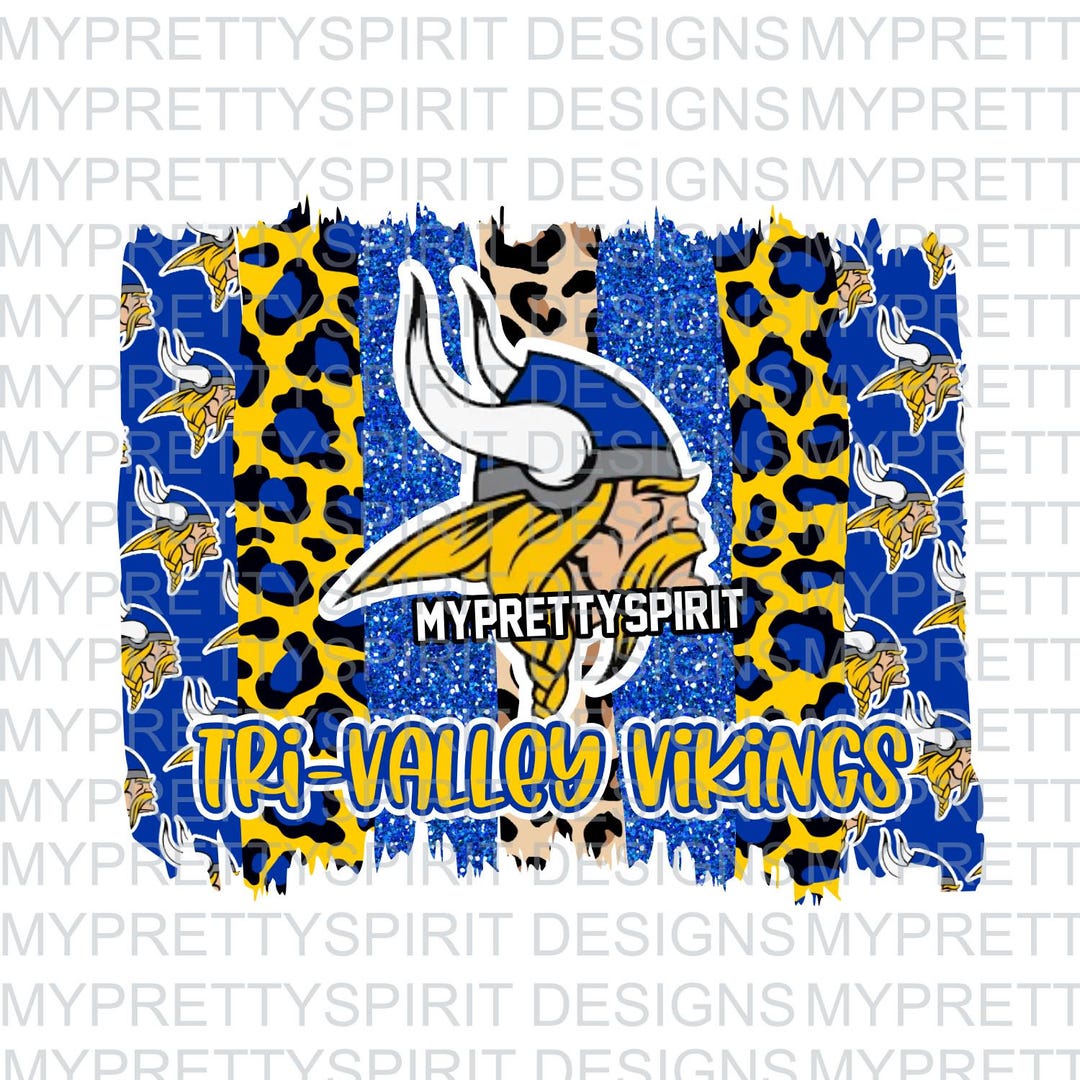 Tri-valley Vikings Brushstrokes PNG - Etsy