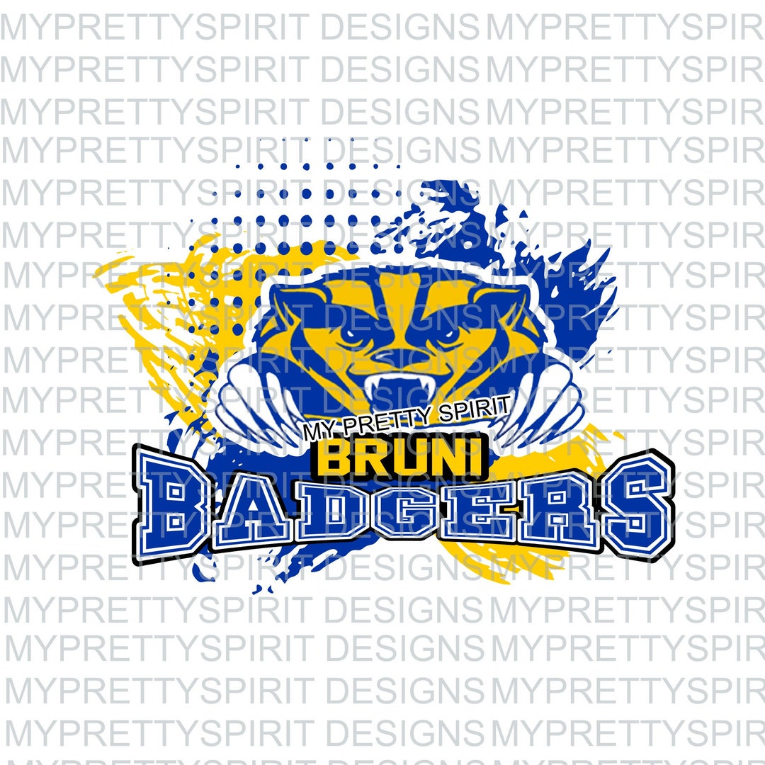 Bruni Badgers Splatter PNG - Etsy