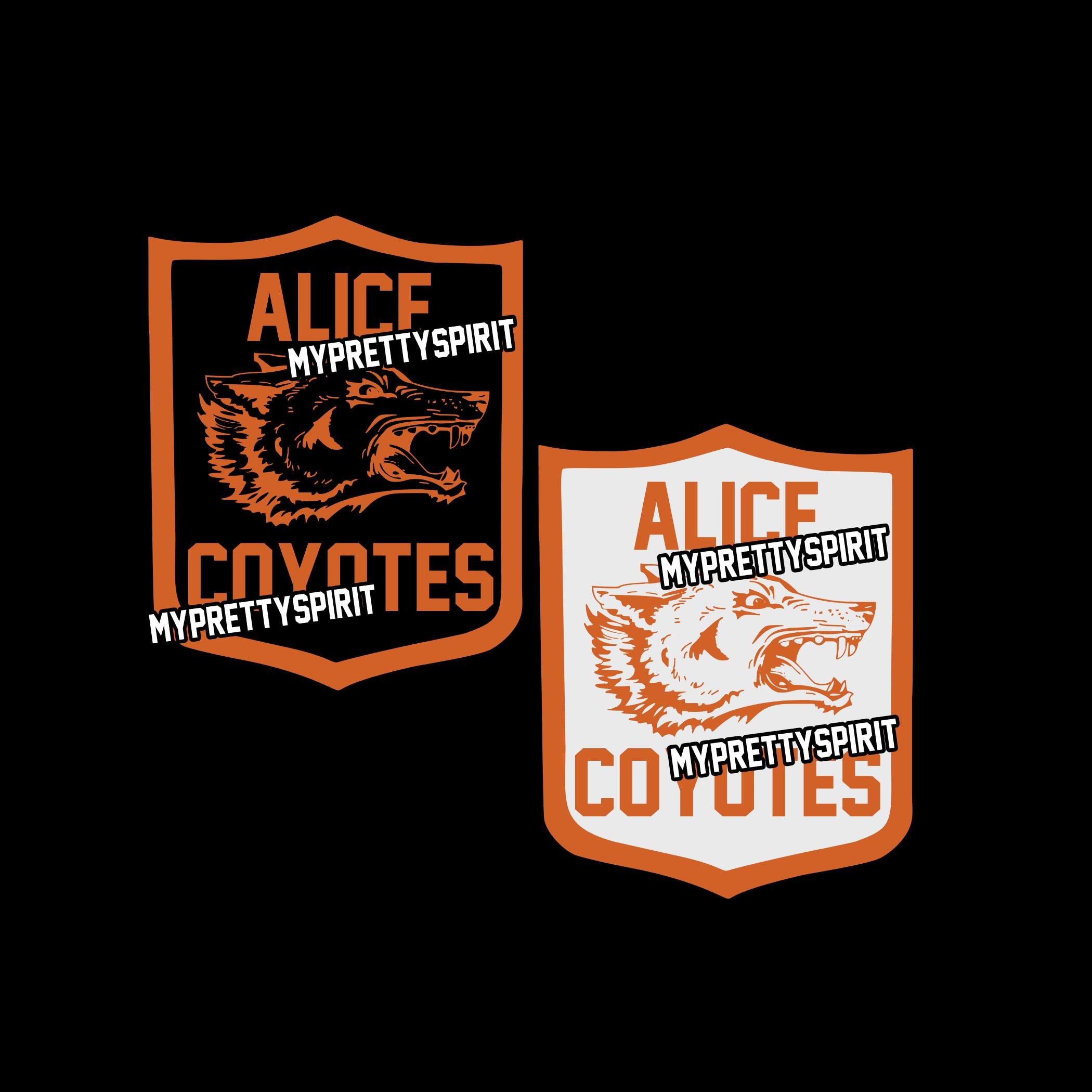 Alice Coyotes Shield Png Etsy