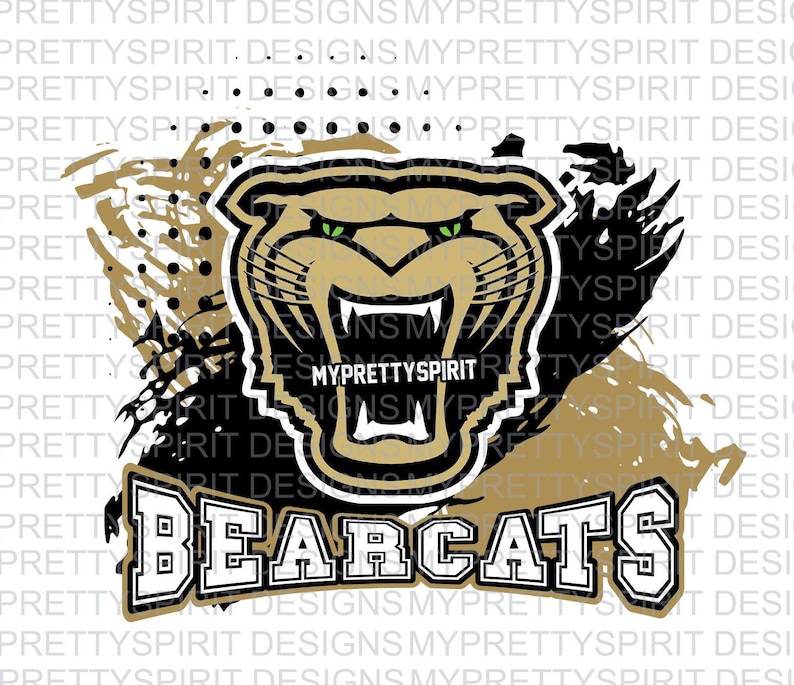 Cullman Bearcats Splatter PNG - Etsy