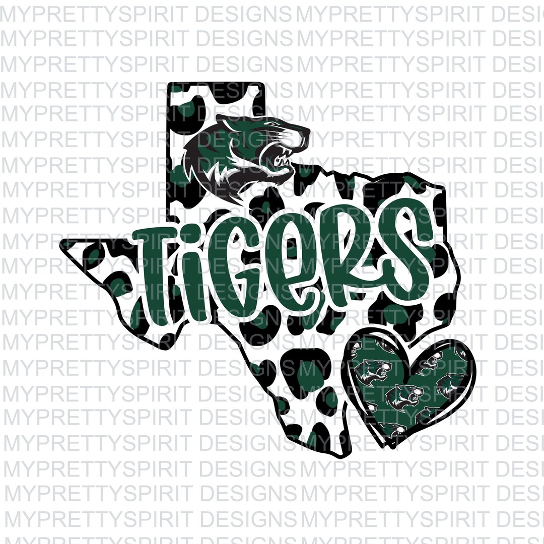 Blue Ridge Texas With Heart in PNG - Etsy