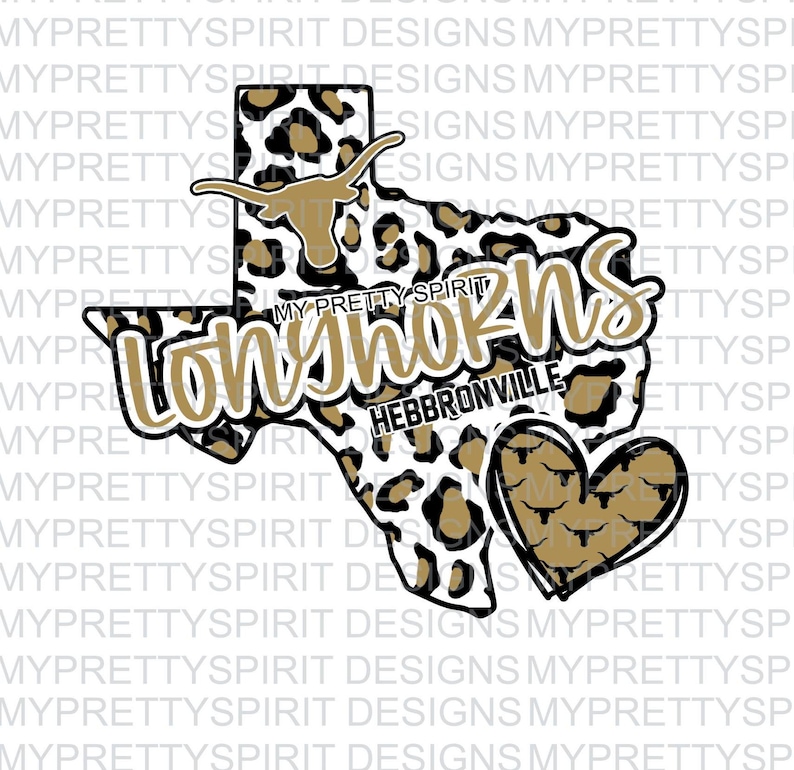 Hebbronville Longhorns Texas PNG - Etsy