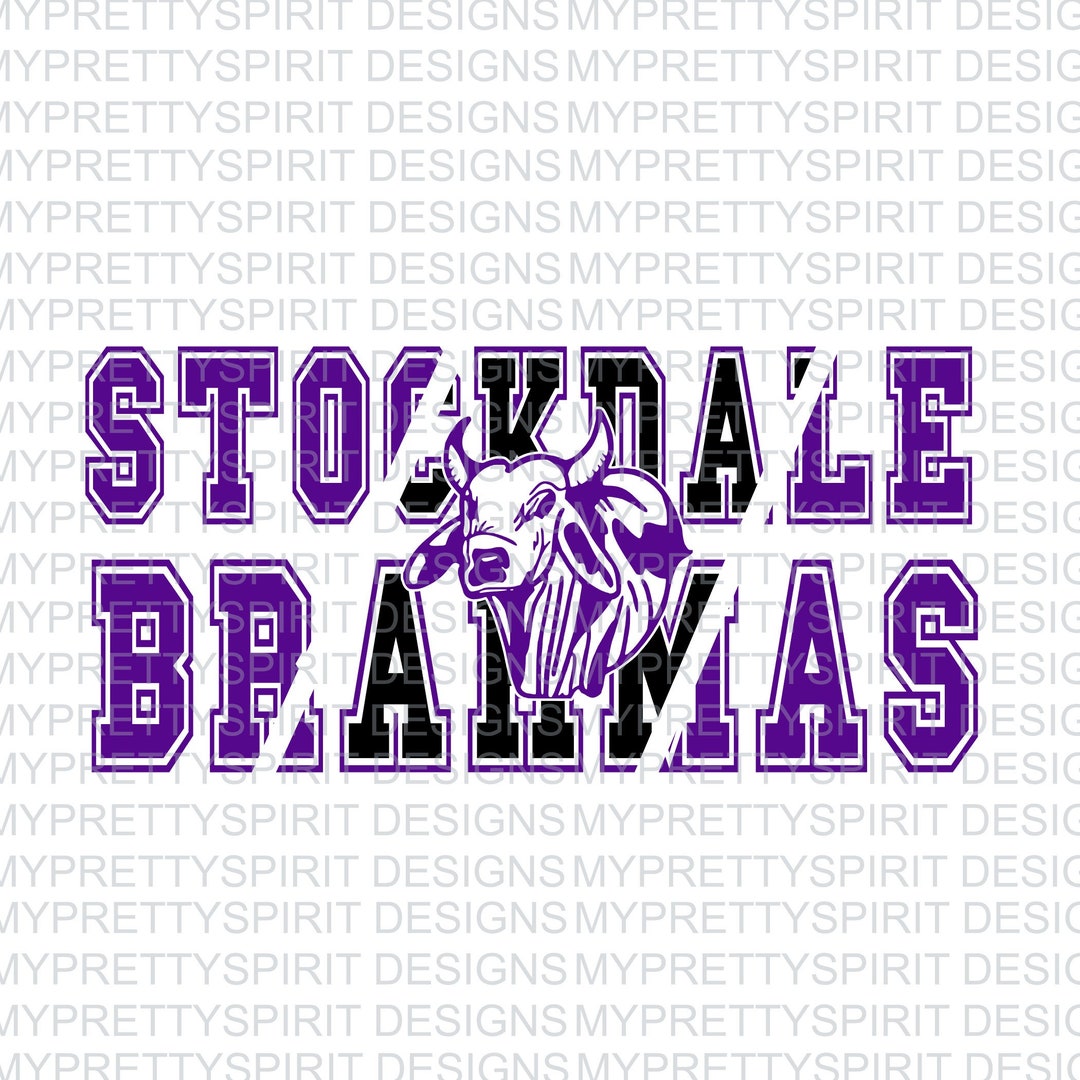 Stockdale Brahmas in PNG - Etsy