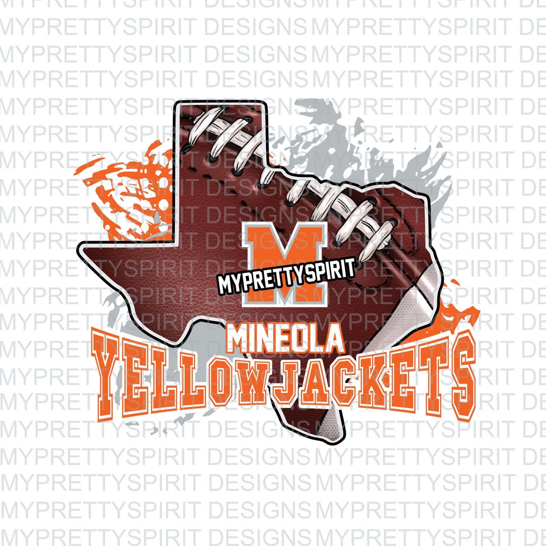 Mineola Football Texas PNG - Etsy