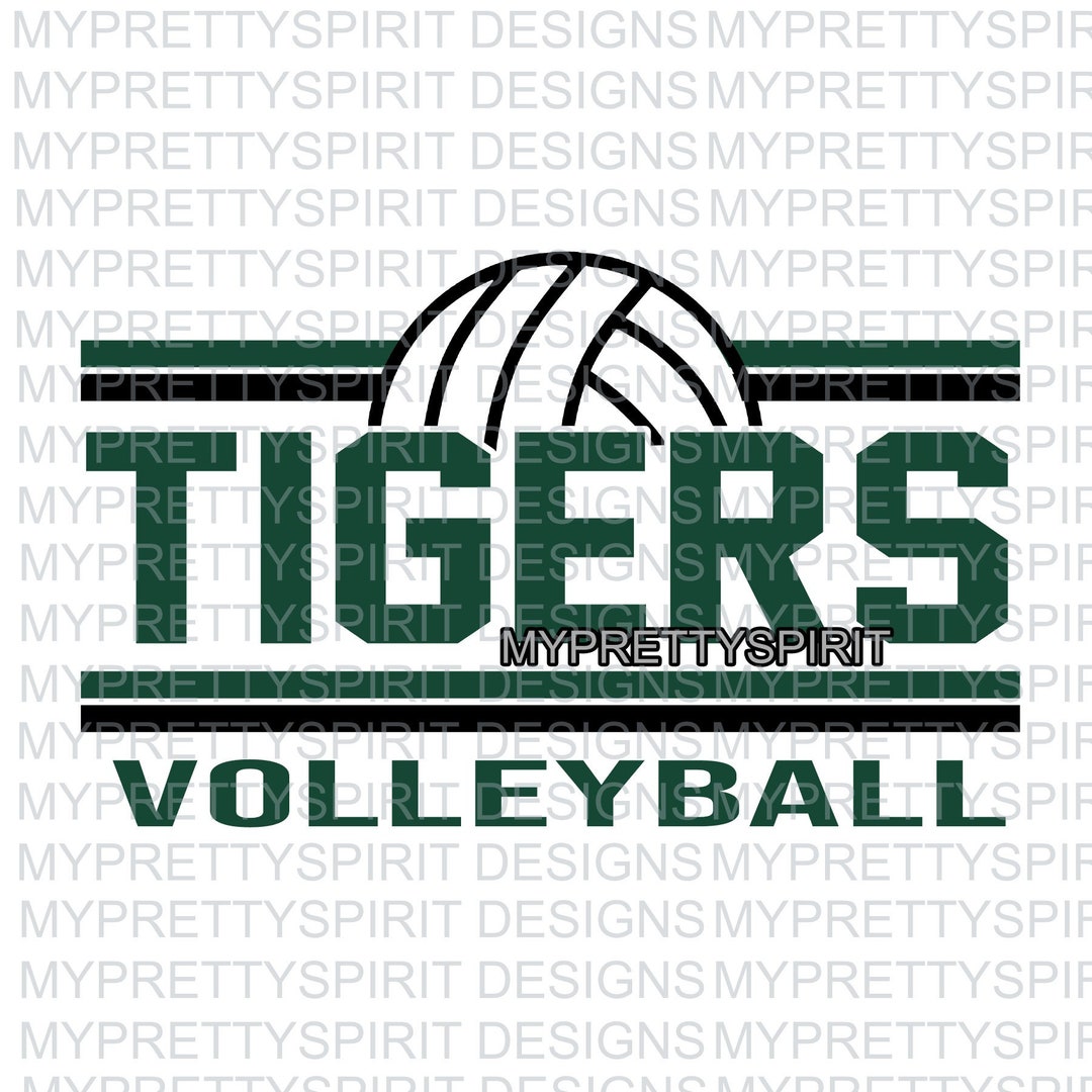 Blue Ridge Tigers Volleyball Generic PNG - Etsy