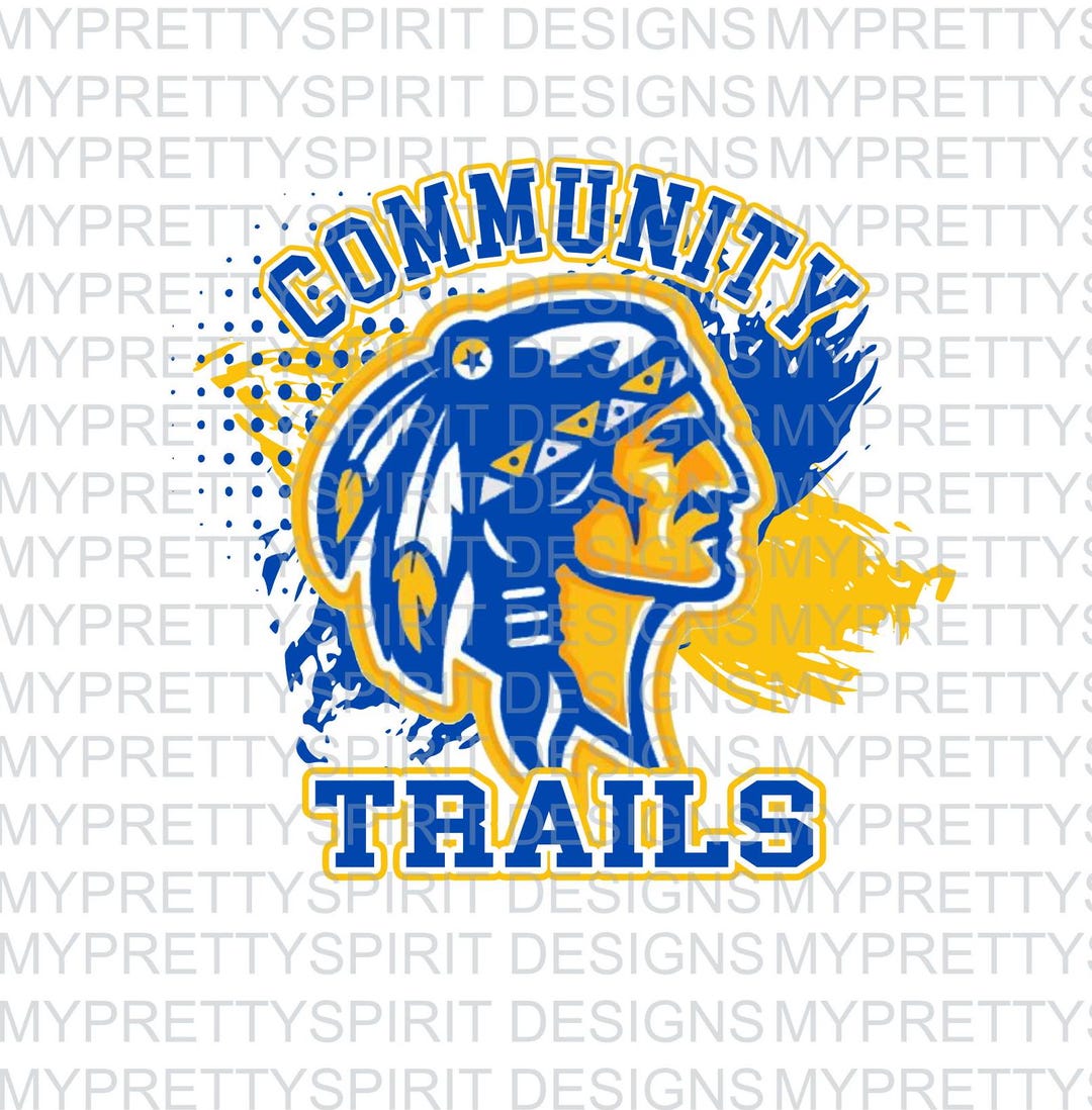 Community Trails Splatter Logo PNG - Etsy