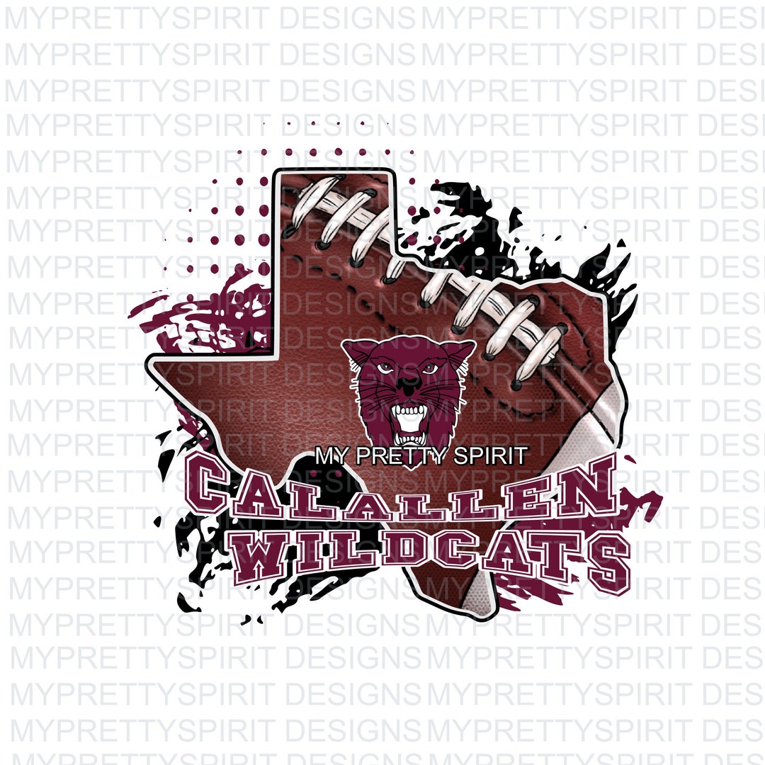 Calallen Wildcats Football Texas PNG - Etsy