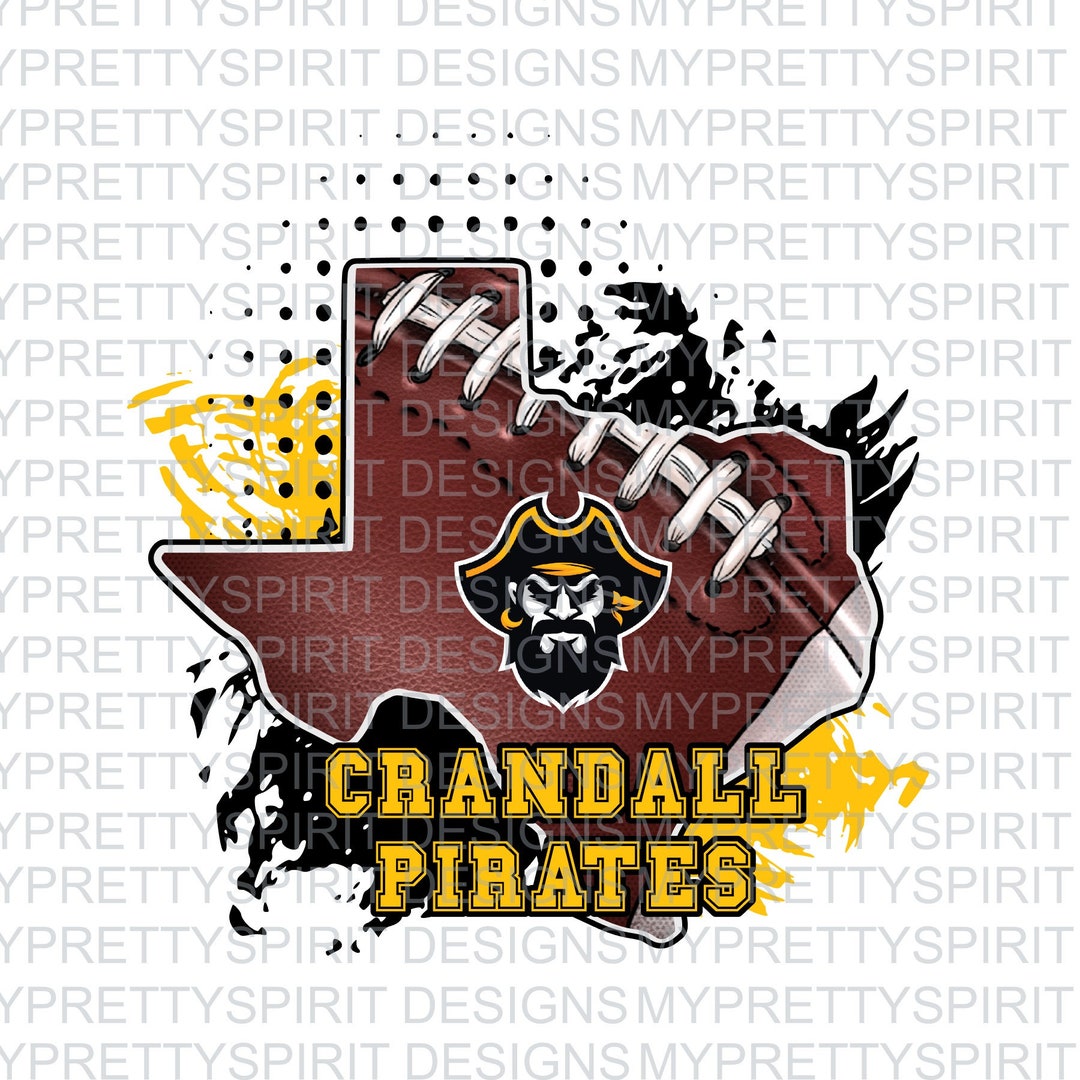 Crandall Pirates Football Texas PNG - Etsy