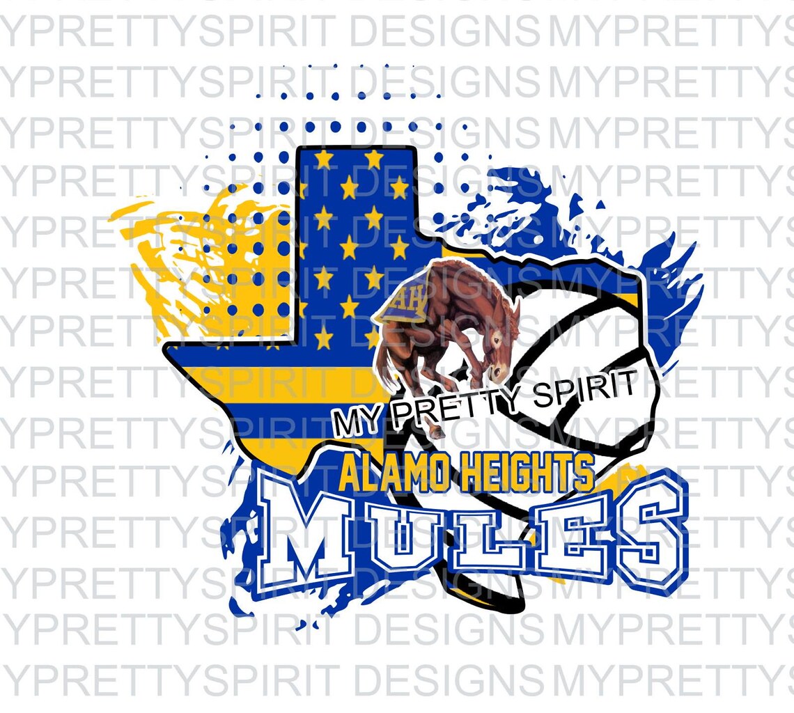 Alamo Mules Flag Volleyball Texas PNG - Etsy