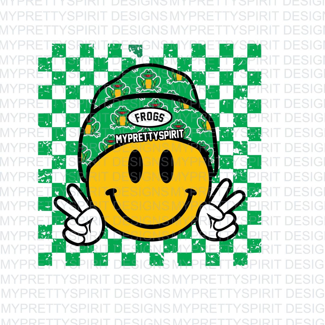 Akin Frogs Checkered PNG - Etsy