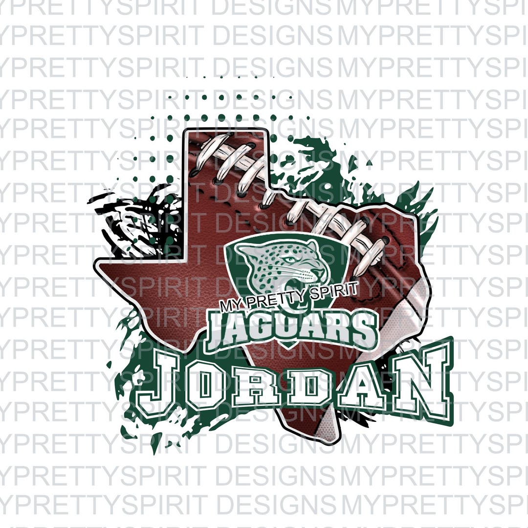 Jordan Jaguars Football Texas PNG - Etsy