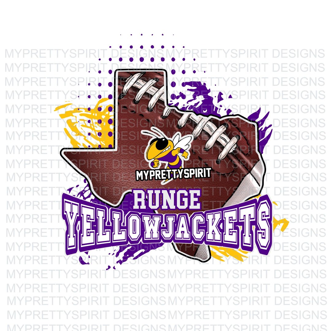 Runge Yellowjackets Football Texas PNG - Etsy