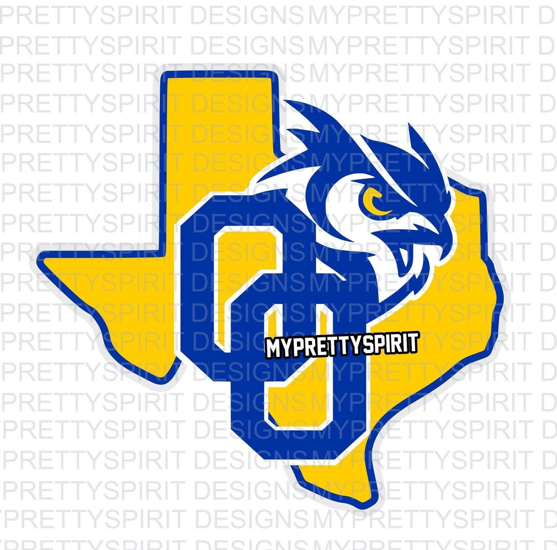 Odem Owls Texas Logo in SVG and PNG - Etsy