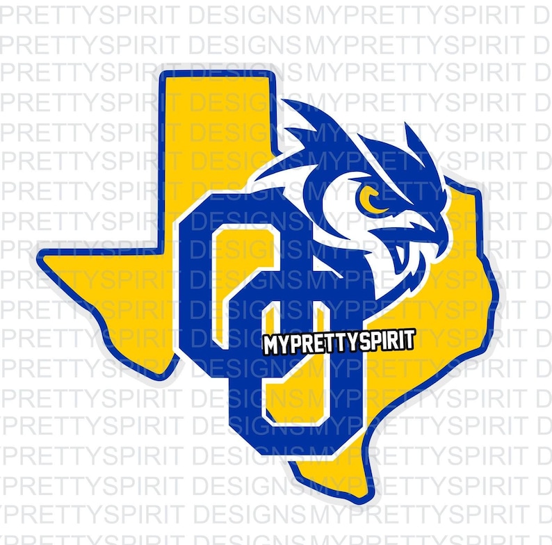 Odem Owls Texas Logo in SVG and PNG - Etsy