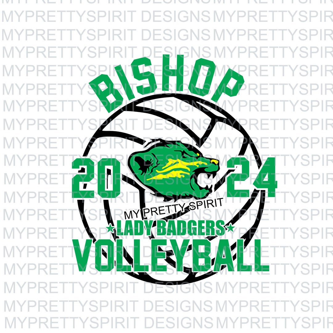 Bishop Badgers Volleyball 2024 PNG - Etsy