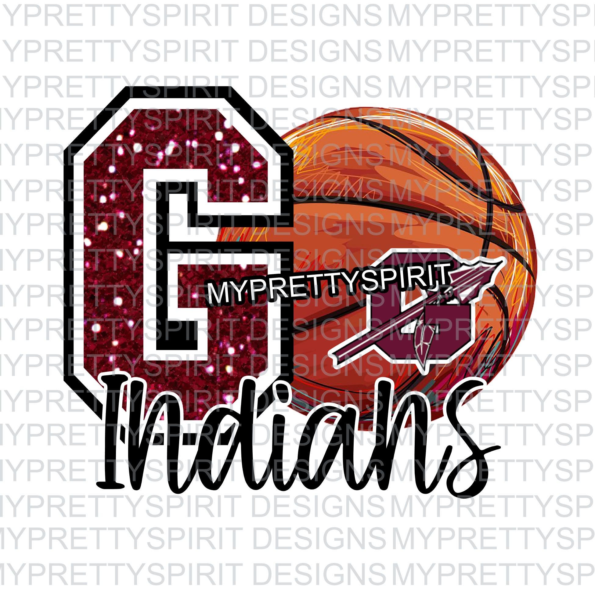Ganado Indians Basketball PNG - Etsy