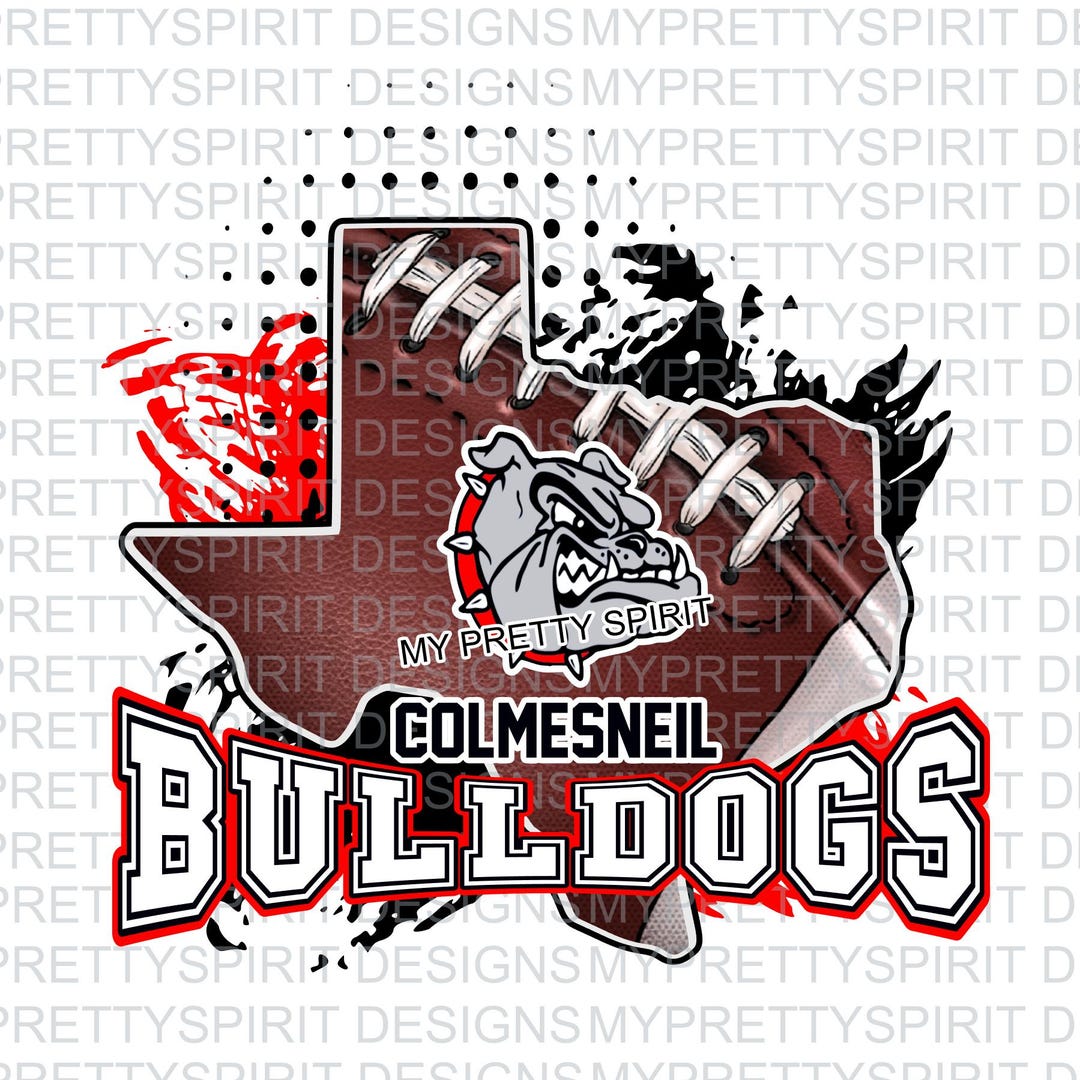 Colmesneil Bulldogs Football Texas PNG - Etsy