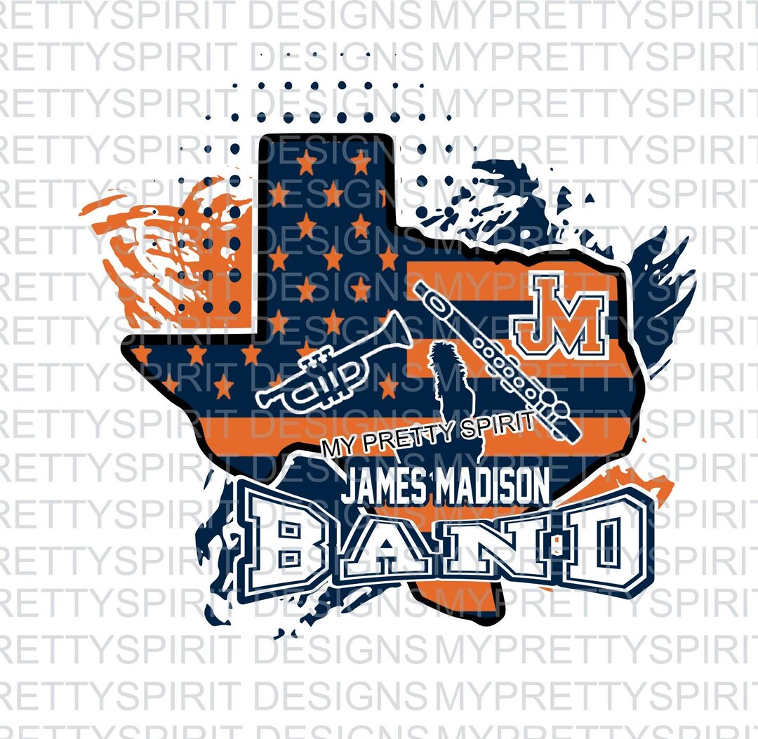 James Madison Band Texas PNG - Etsy