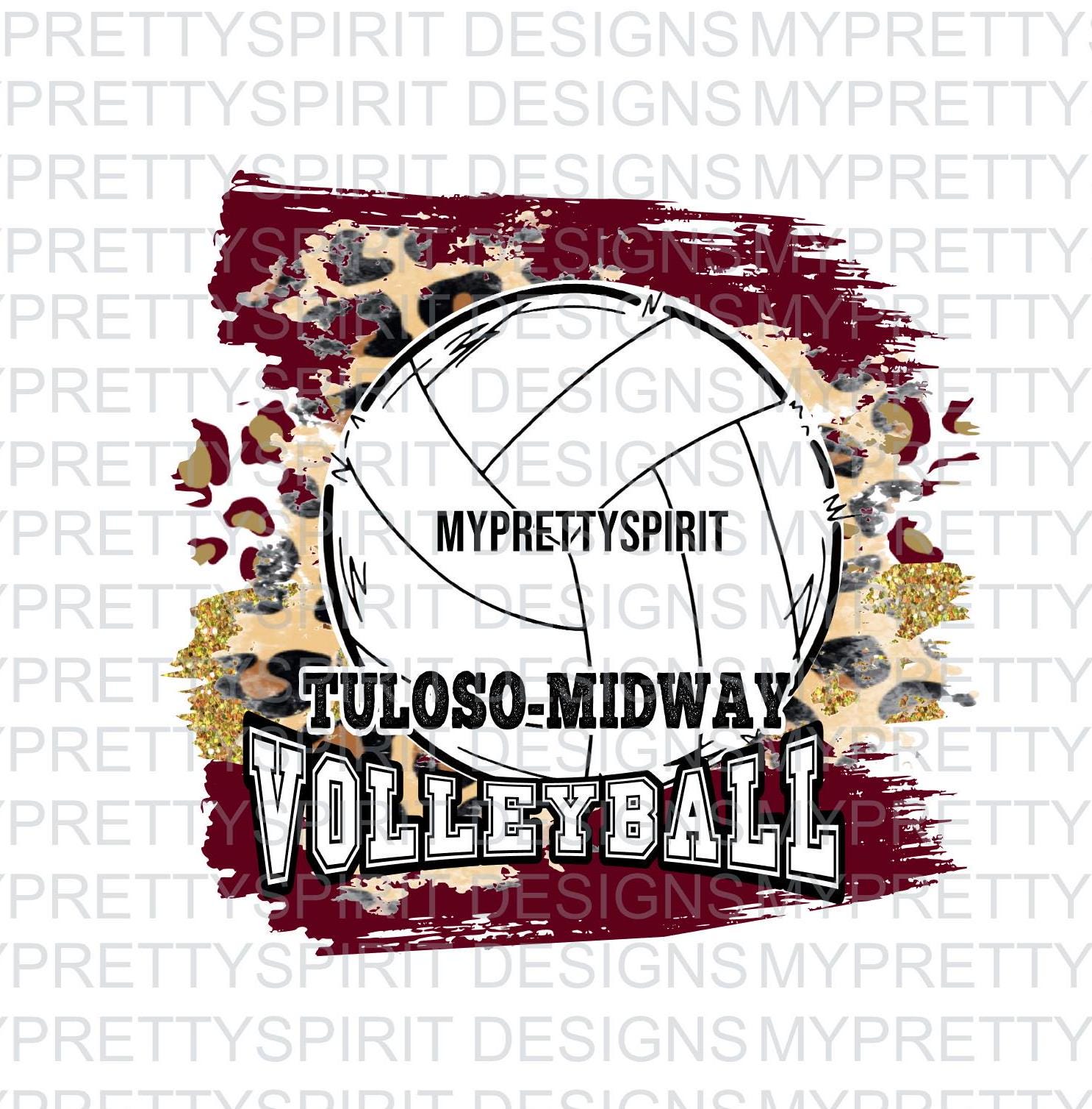 Tuloso Midway Volleyball PNG - Etsy