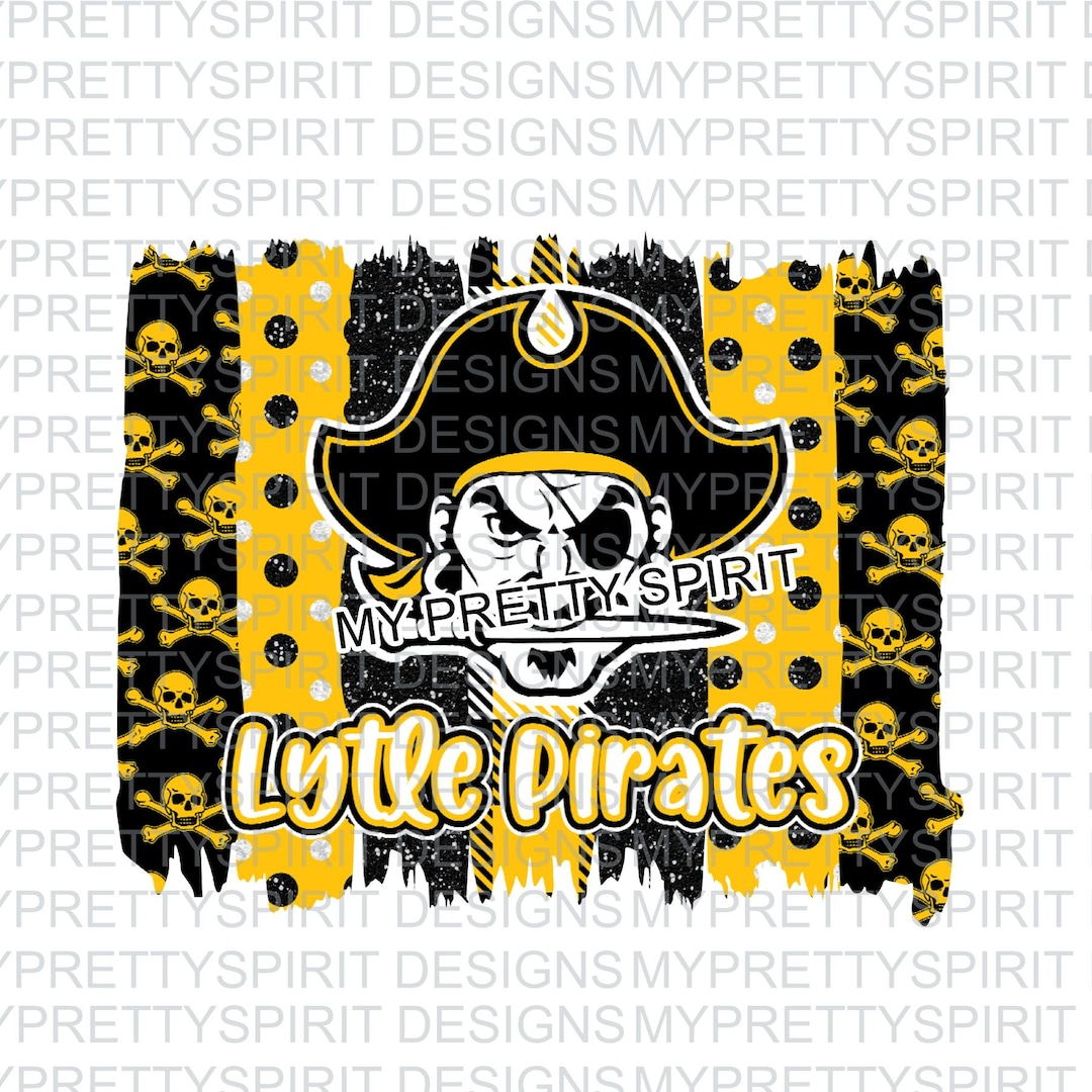 Lytle Pirates Brushstrokes PNG - Etsy