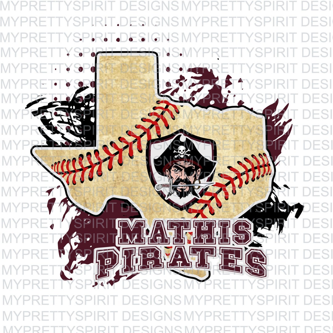 Mathis Pirates Baseball Texas PNG - Etsy