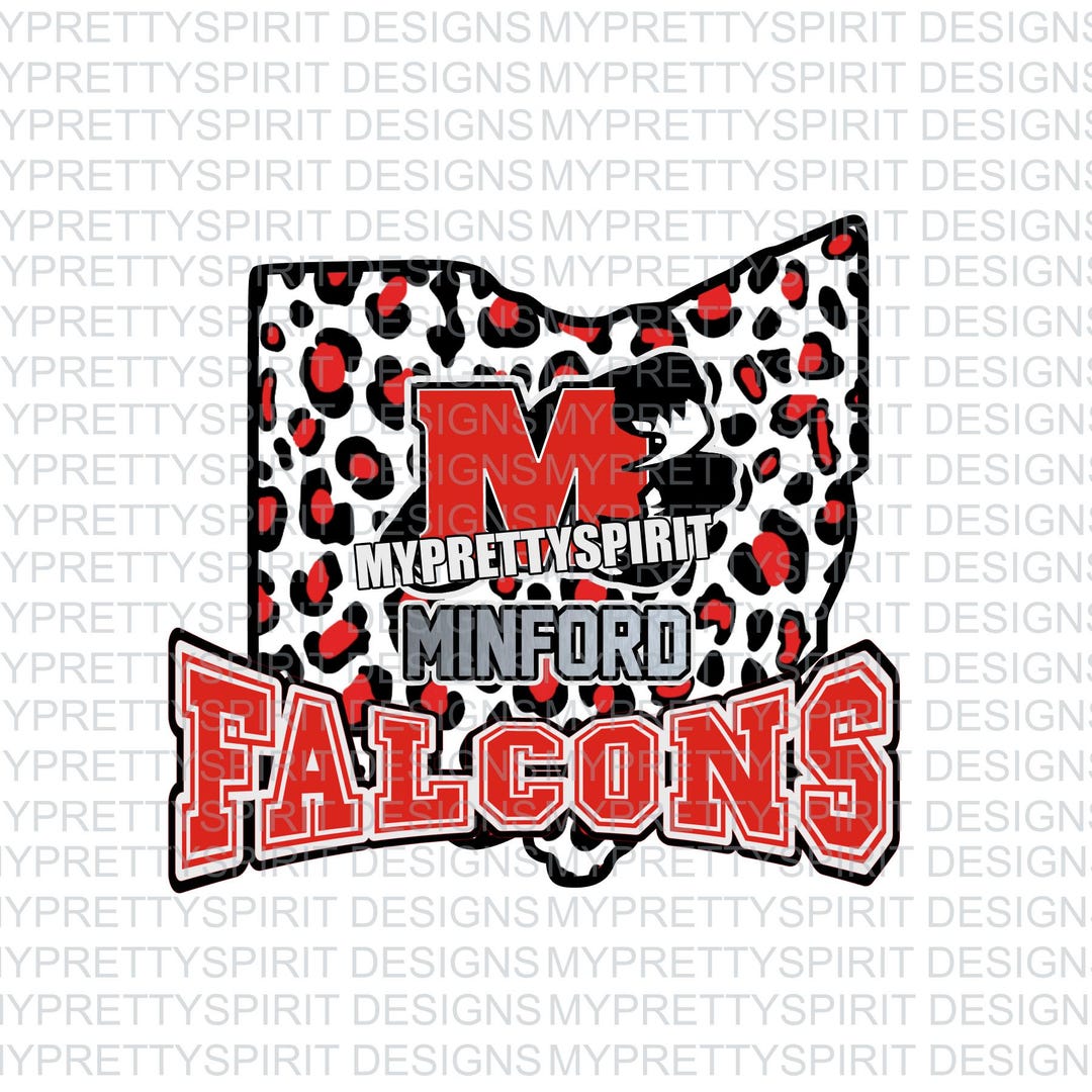 Minford Falcons Cheetah Ohio PNG - Etsy