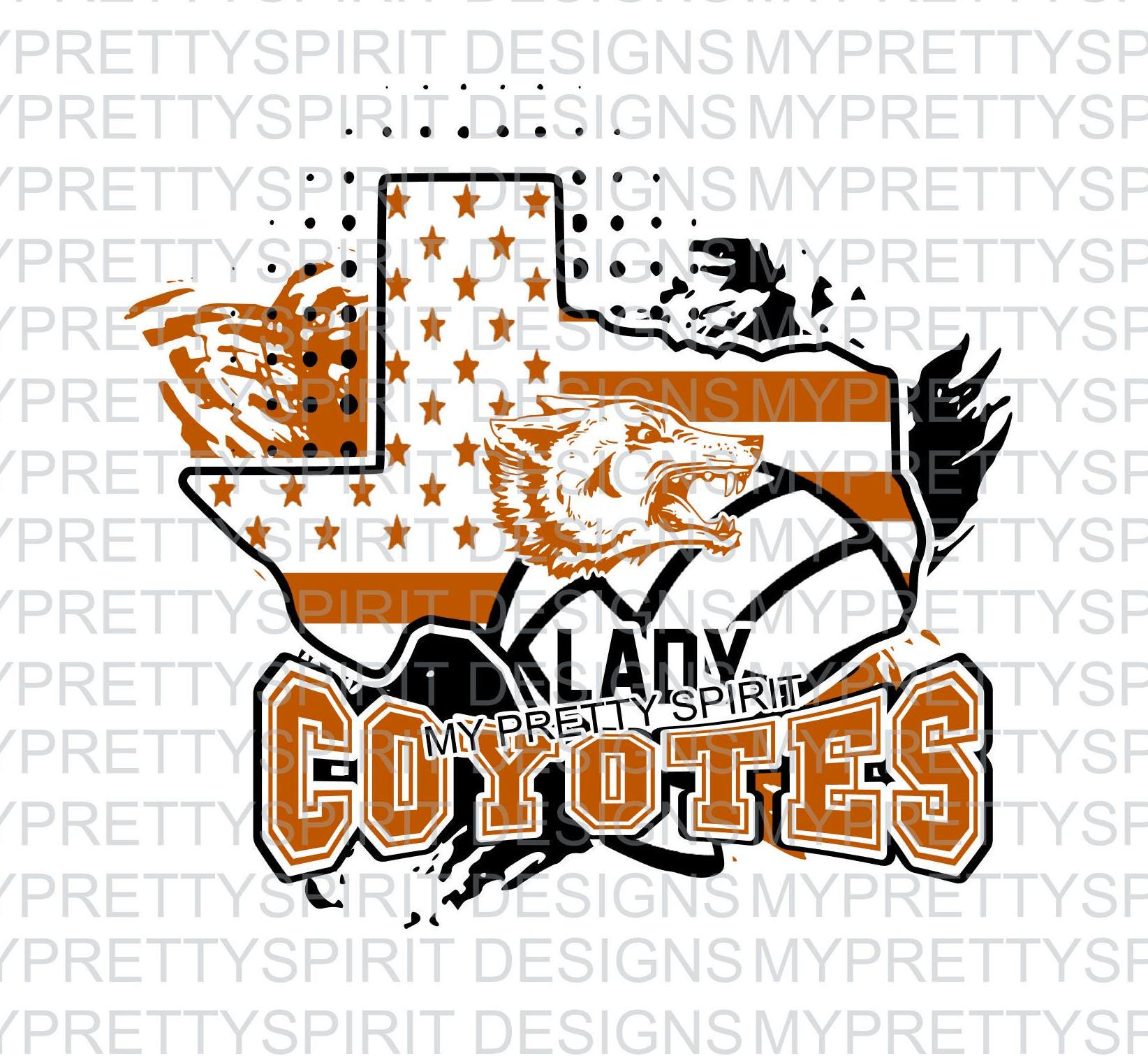 Alice Coyotes Volleyball Texas PNG - Etsy