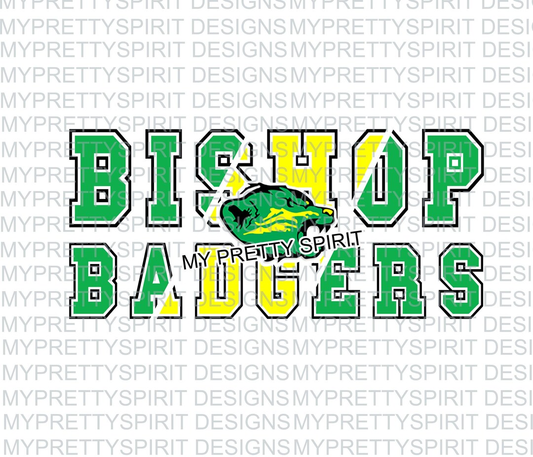 Bishop Badger Logo - Etsy