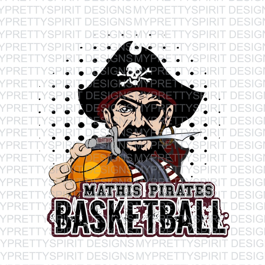 Mathis Pirates Basketball PNG - Etsy