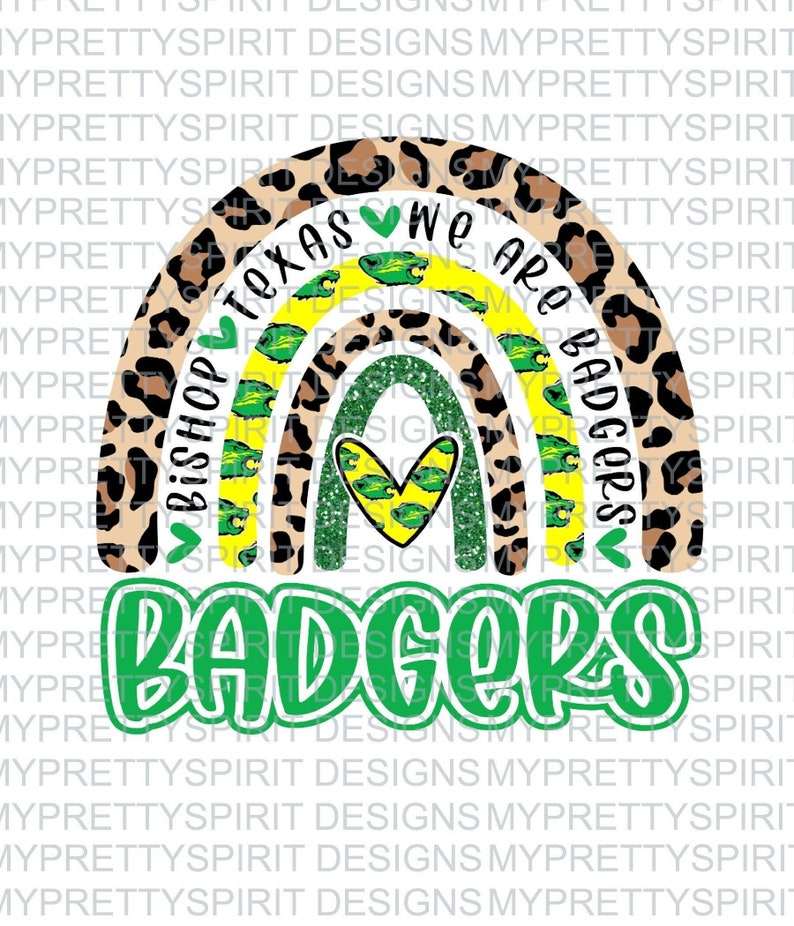 Bishop Badgers Rainbow PNG - Etsy