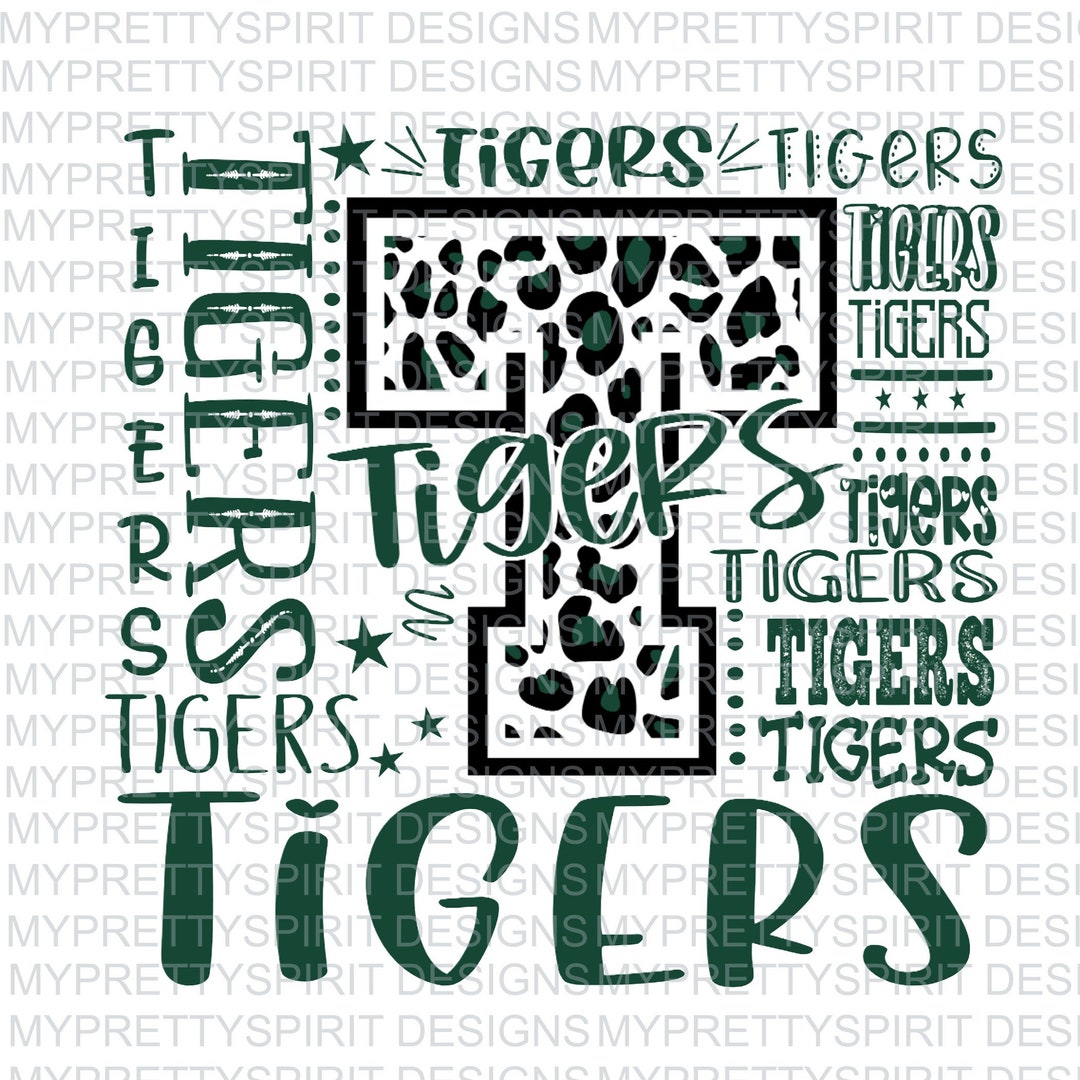 Blue Ridge Tigers With Words in PNG - Etsy