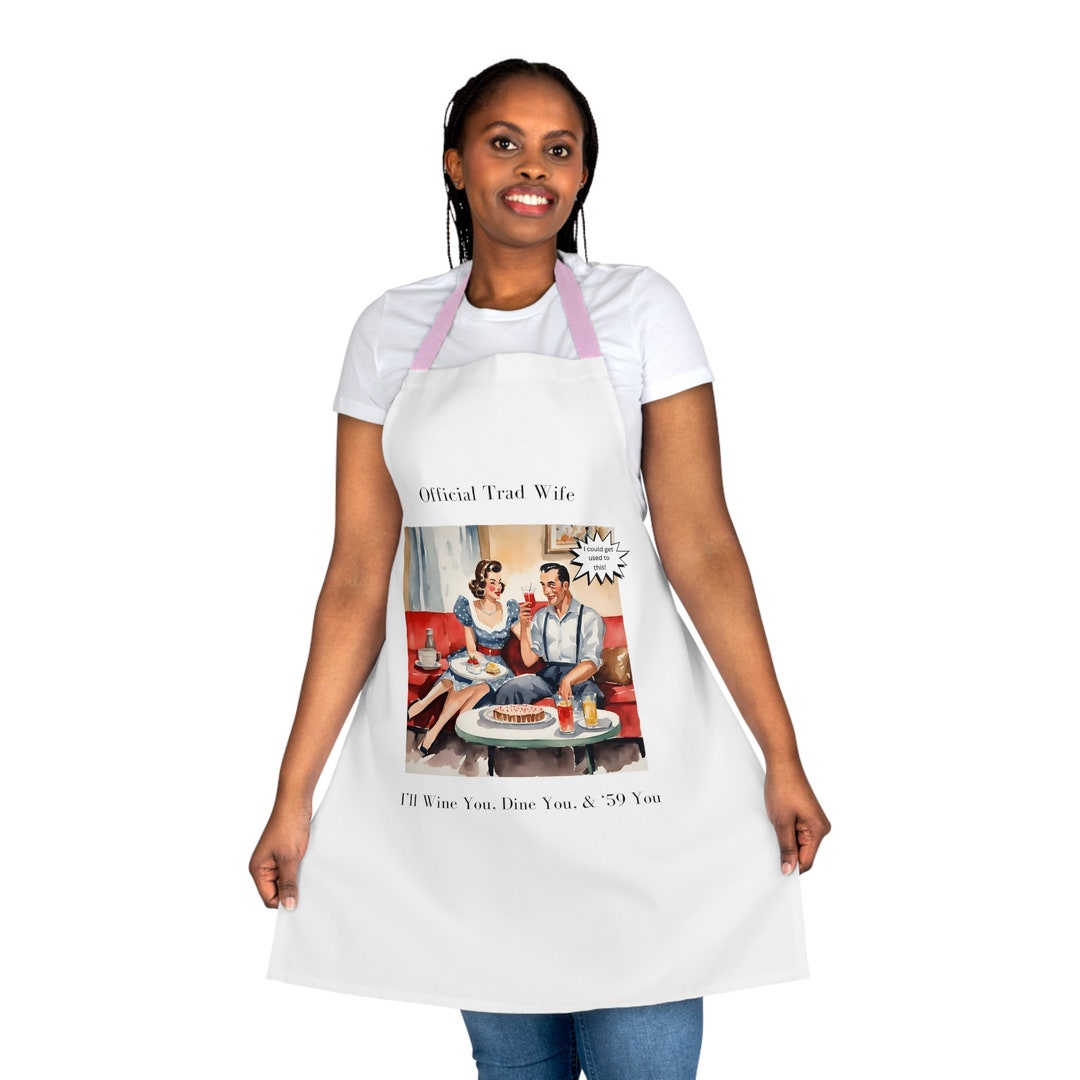 Official Trad Wife Funny Apron - Etsy