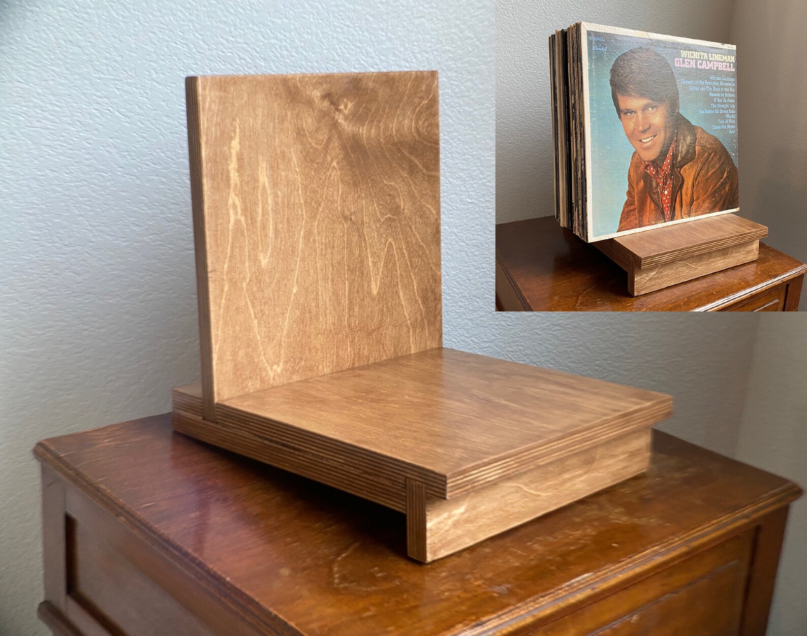 Vinyl LP Record Storage Display, 12" Vinyl Record Organizer, Vinyl ...