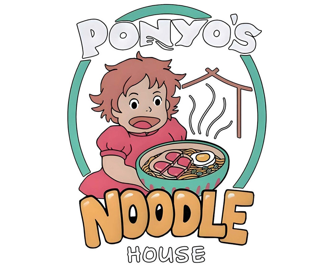 Ponyo Ramen Png Ponyo and Sosuke Png Studio Ghibli Png - Etsy