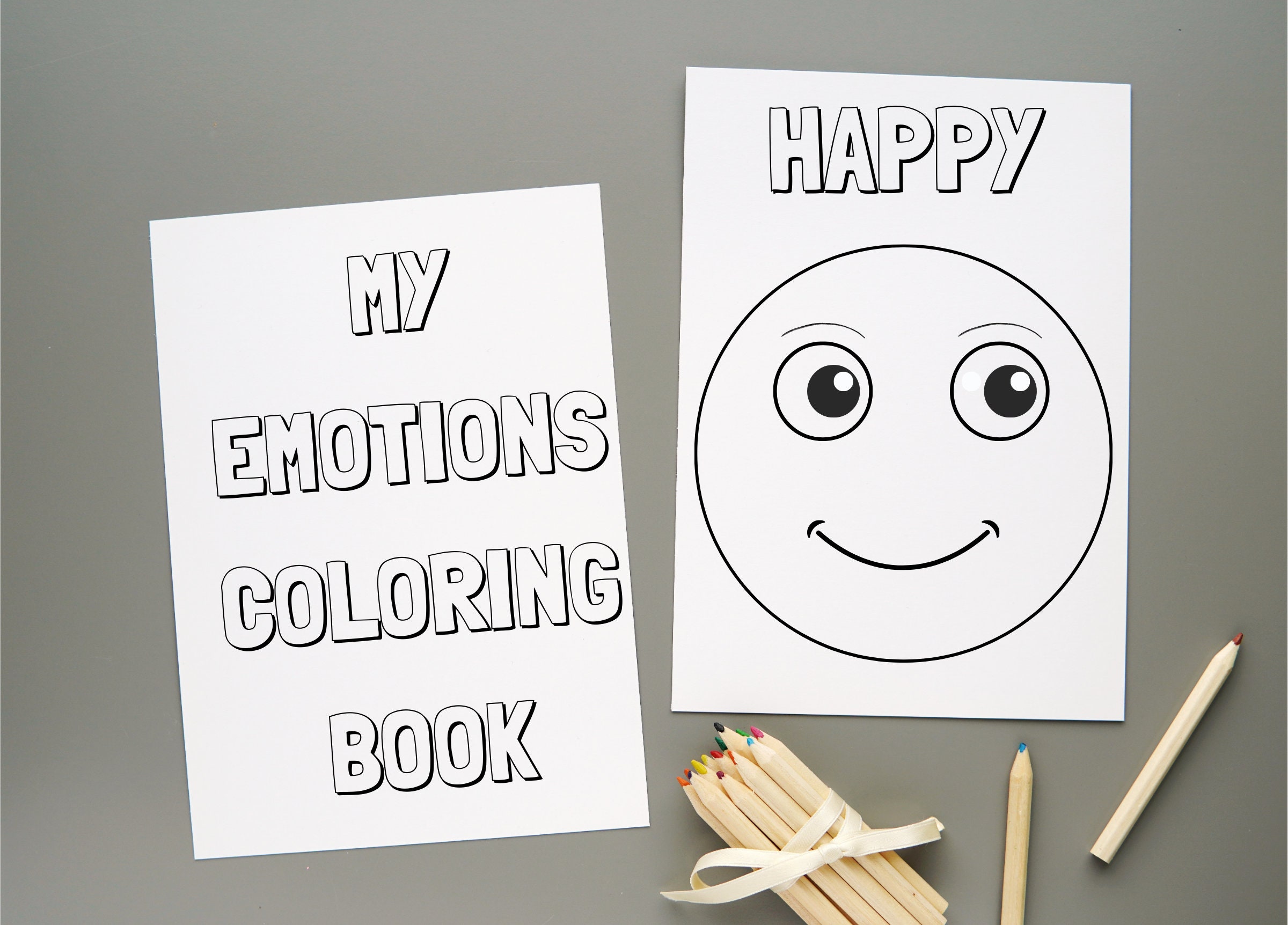 Emotions Coloring Book, Emotions Coloring Page, Feelings Coloring ...