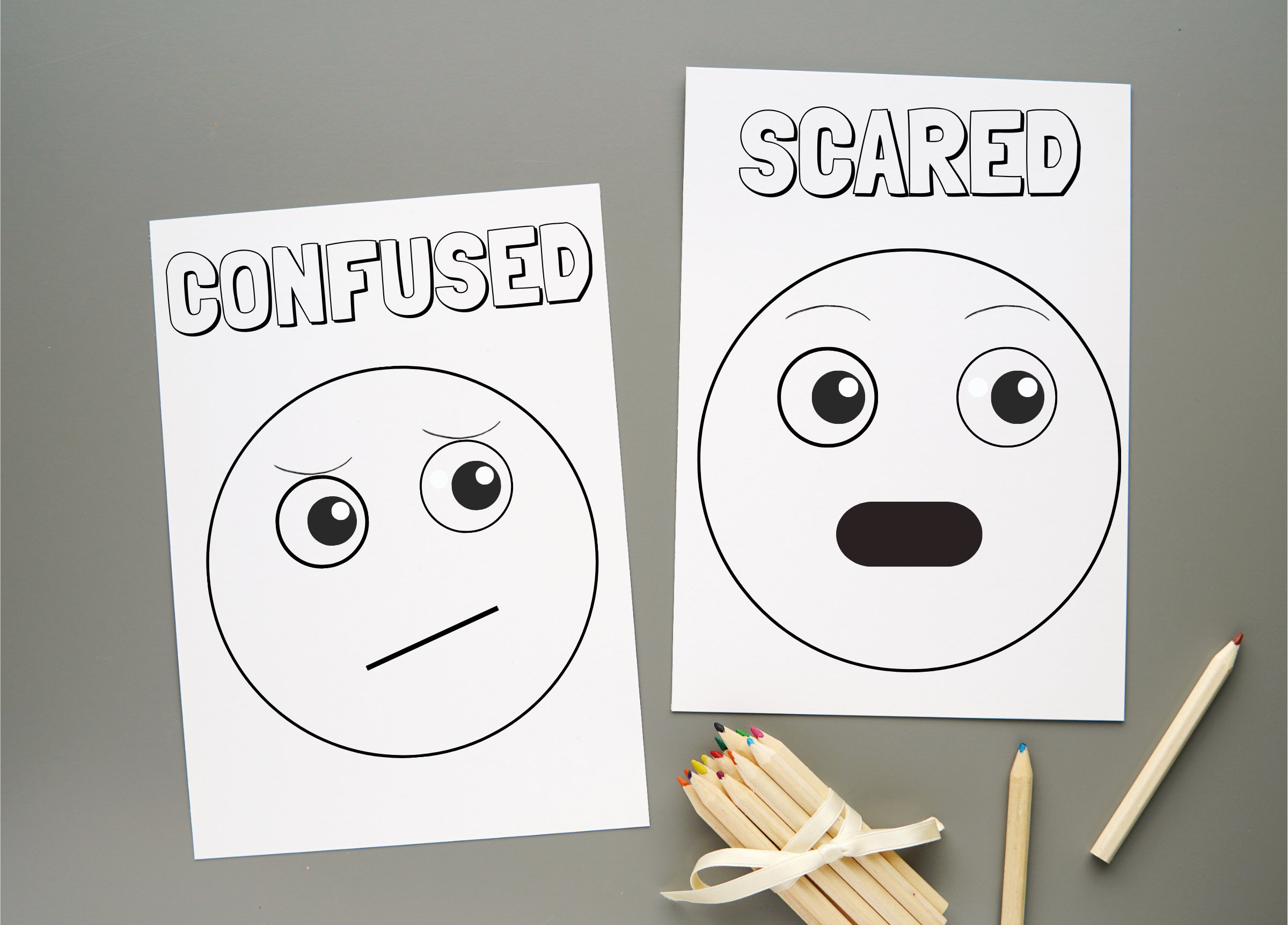 Emotions Coloring Book, Emotions Coloring Page, Feelings Coloring ...