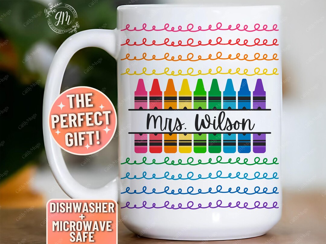Teacher Mug, Thank You Teacher Gift Personalized Teacher Appreciation ...