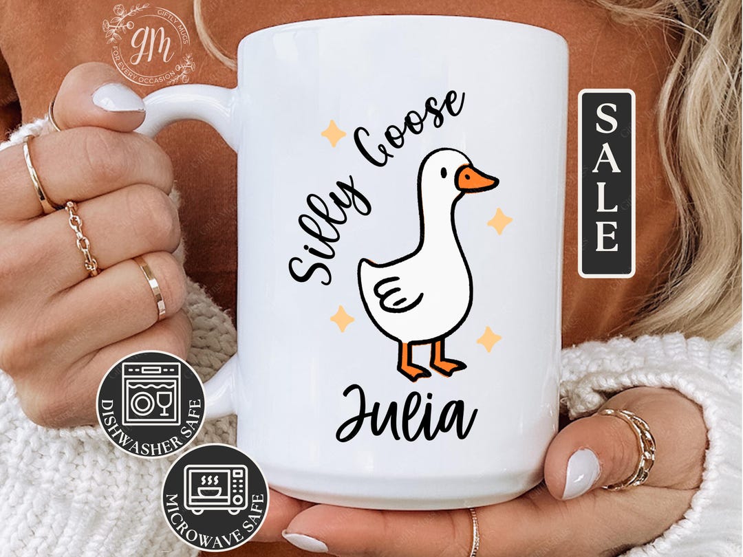 Silly Goose Mug Personalized Silly Goose Coffee Mug Silly Goose Cup ...